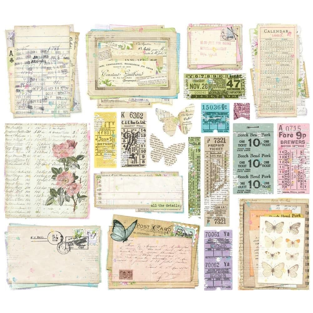 Simple Stories Ephemera - Simple Vintage Life In Bloom