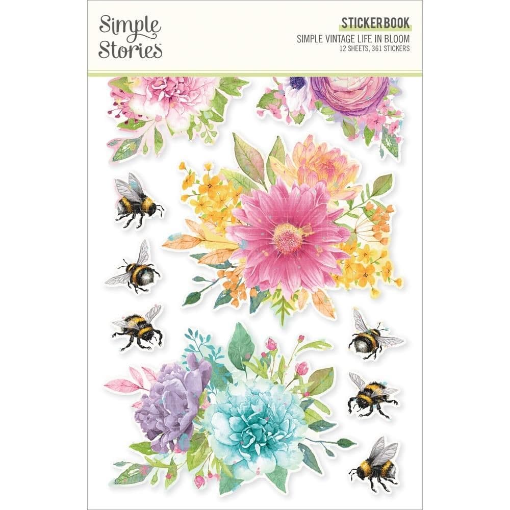 Simple Stories Sticker Book - Simple Vintage Life in Bloom