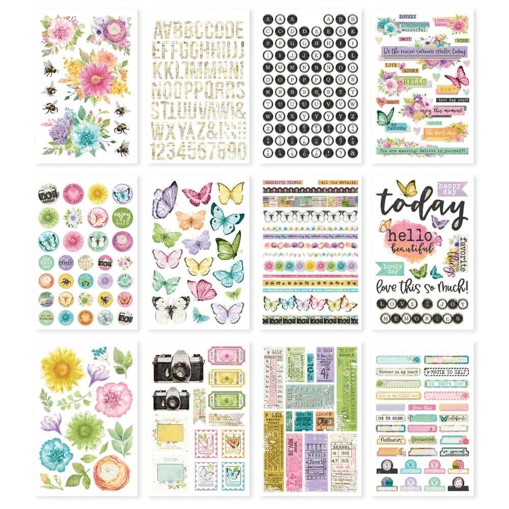 Simple Stories Sticker Book - Simple Vintage Life in Bloom
