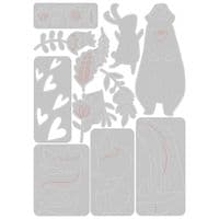 Sizzix - Thinlits Die Set 11pk - Quirky Animals