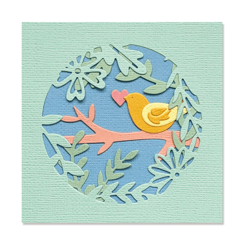 Sizzix - Thinlits Die Set 5pk - Spring Layered Scene