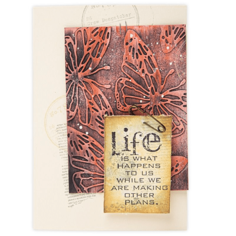 Sizzix Tim Holtz - Thinlits Die Set 4pk - Vault Scribbly Butterflies