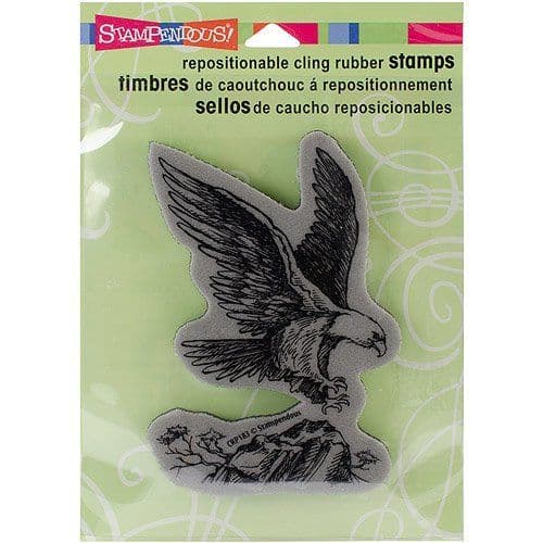 Stampendous Cling Rubber Stamp - Eagle Rock