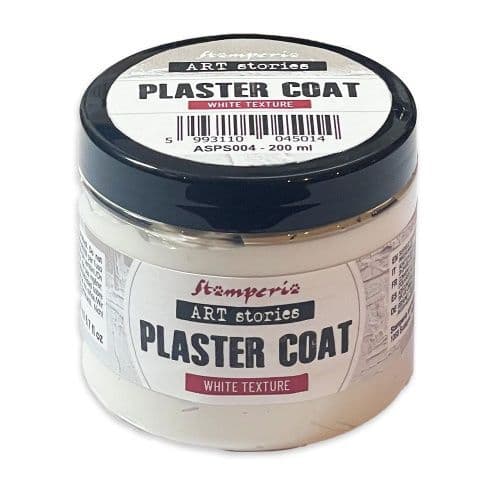 Stamperia Art Stories Plaster Coat Texture Paste - White