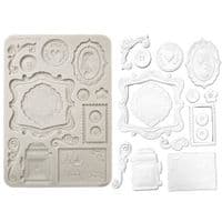 Stamperia Silicone Mould A5 - Quiet Days Plates