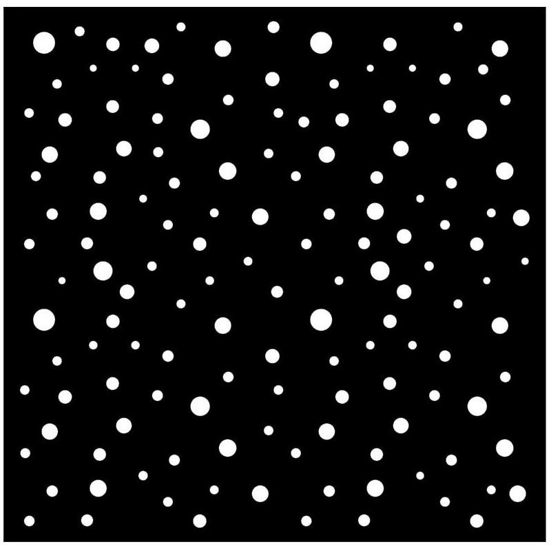 Stamperia Thick Stencil - Classic Christmas - Dots Pattern