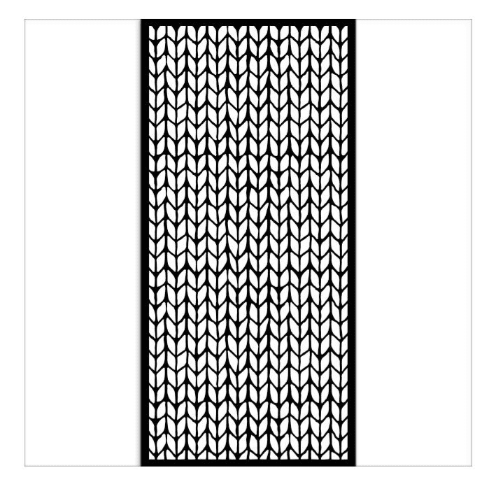 Stamperia Thick Stencil - Whispering Woods Knitting Pattern