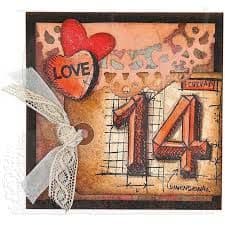 Stampers Anonymous Tim Holtz Cling Mount Stamp Set - Valentine ...
