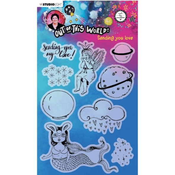 Studio Light Art by Marlene Clear Stamp - Out of This World nr 72 ...