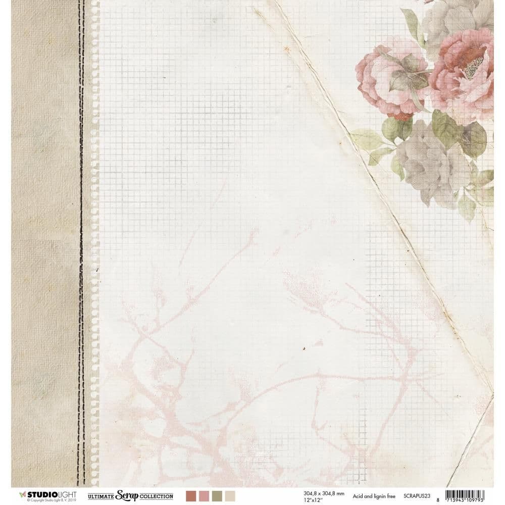 Studio Light D Sided 12x12 - Ultimate Scrap Collection nr 23