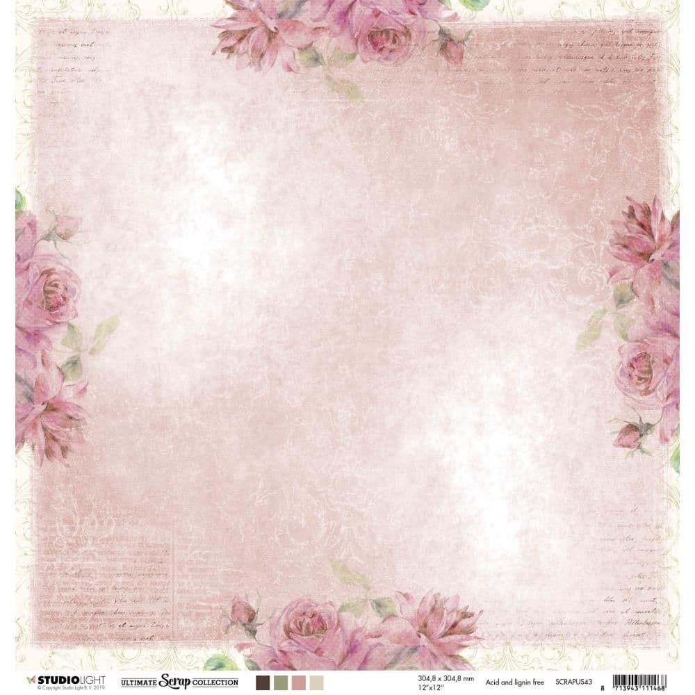 Studio Light D Sided 12x12 - Ultimate Scrap Collection nr 43 - SCRAPUS43