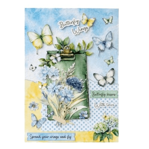 Studio Light Designer Die-cut Paper Pad Spring Wings Nr 412