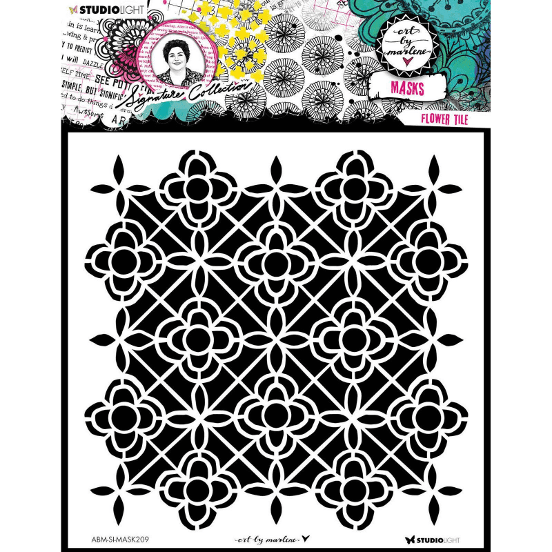 Studio Light Mask Stencil Art By Marlene Signature Collection Nr 209 ...