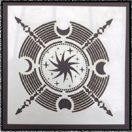 Tando Creative Fiona Randall Celestial Stencil - Moon Circle