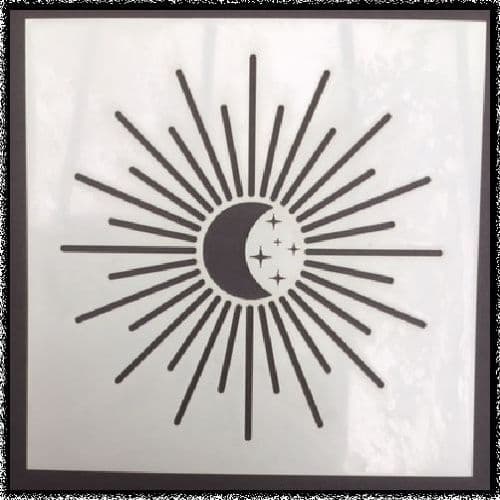 Tando Creative Fiona Randall Celestial Stencil - Moon Rays