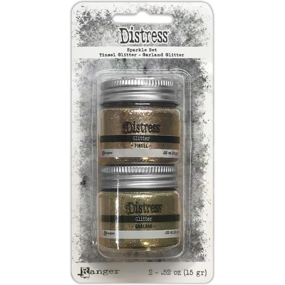 Tim Holtz Distress Sparkle Set - Tinsel & Garland