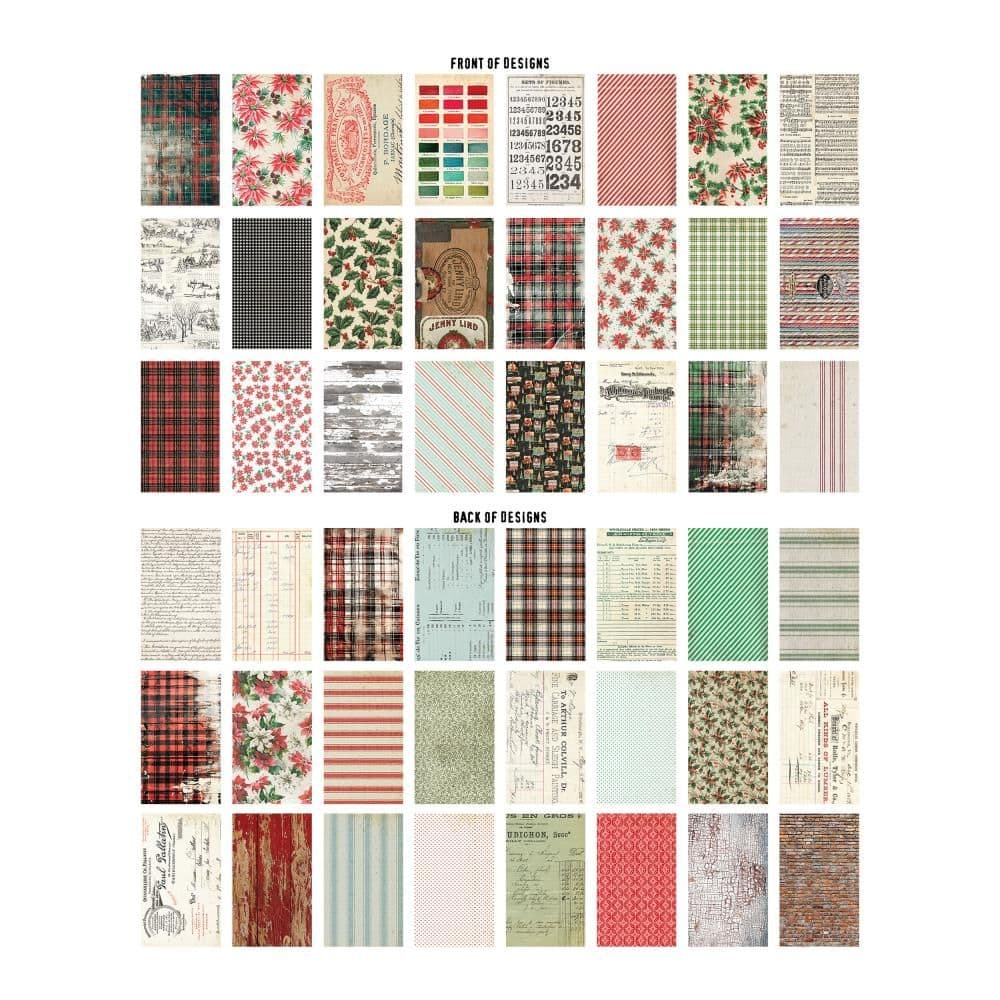 Tim Holtz Idea-Ology - Backdrops Volume Christmas 2025