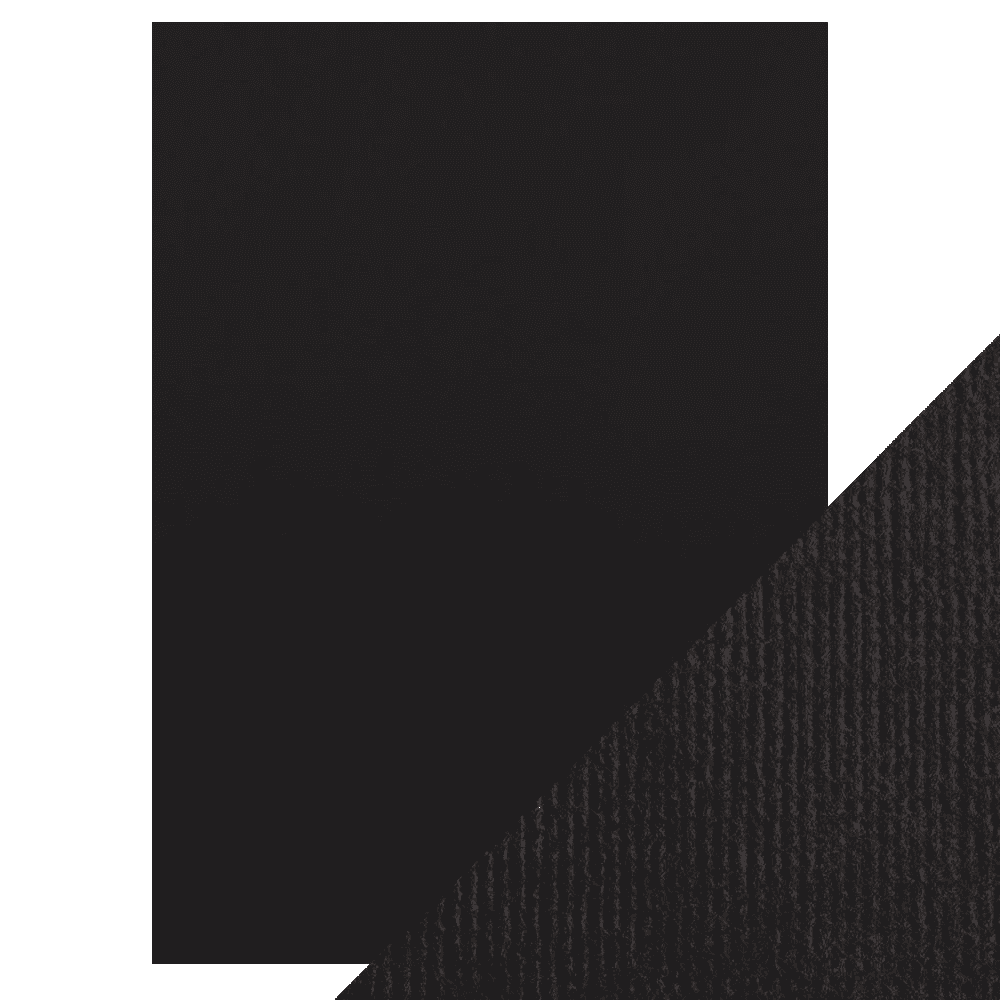 Tonic Craft Perfect - Classic Weave Textured Card A4 - Jet Black