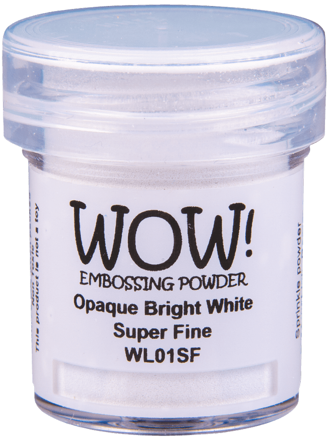 WOW Embossing Powder - Bright White Super Fine