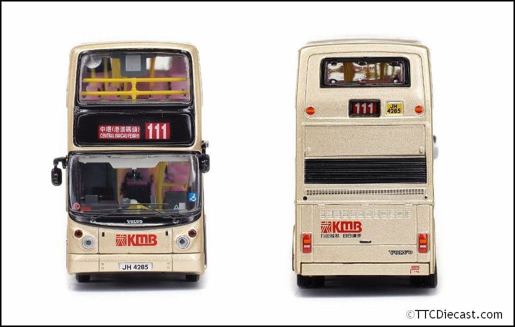 80m KMB2020024 KMB Volvo Super Olympian 12m Route 111 Central Macau ...