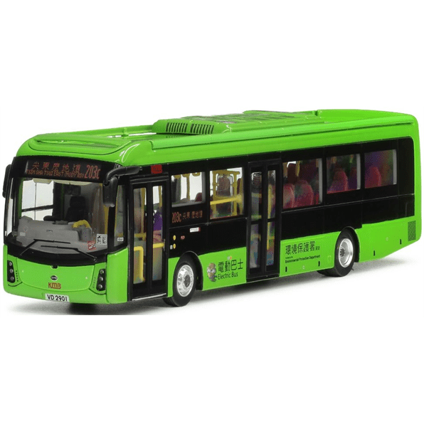 80m KMB2025007 KMB BYD K9R Gemilang Electric Bus 12m 203c 1 76 Scale