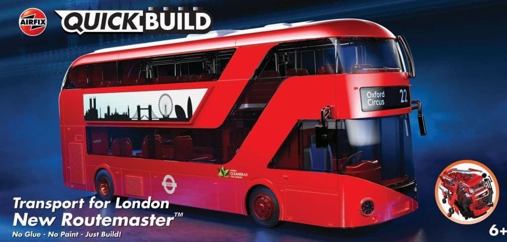 AIRFIX J6050 QUICKBUILD Transport for London New Routemaster