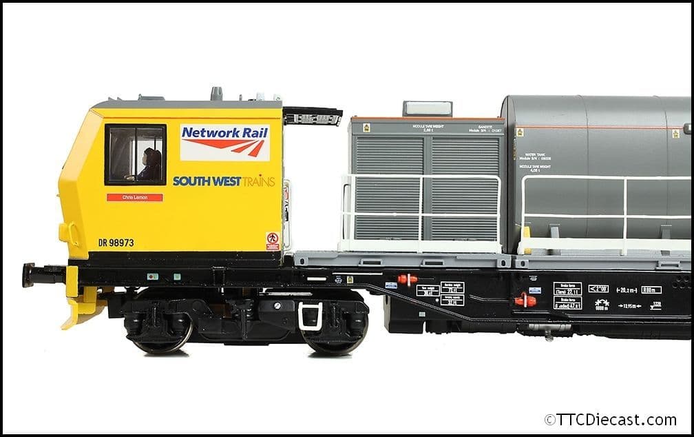 Bachmann 31-578 Windhoff MPV 2-Car Set Network Rail Yellow - OO Gauge