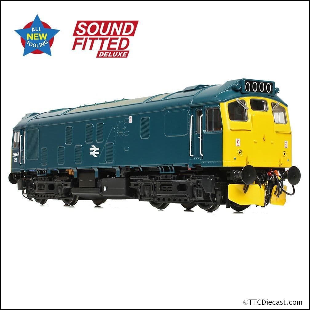 Bachmann 32-340ASFX Class 25/1 25057 BR Blue - OO Gauge