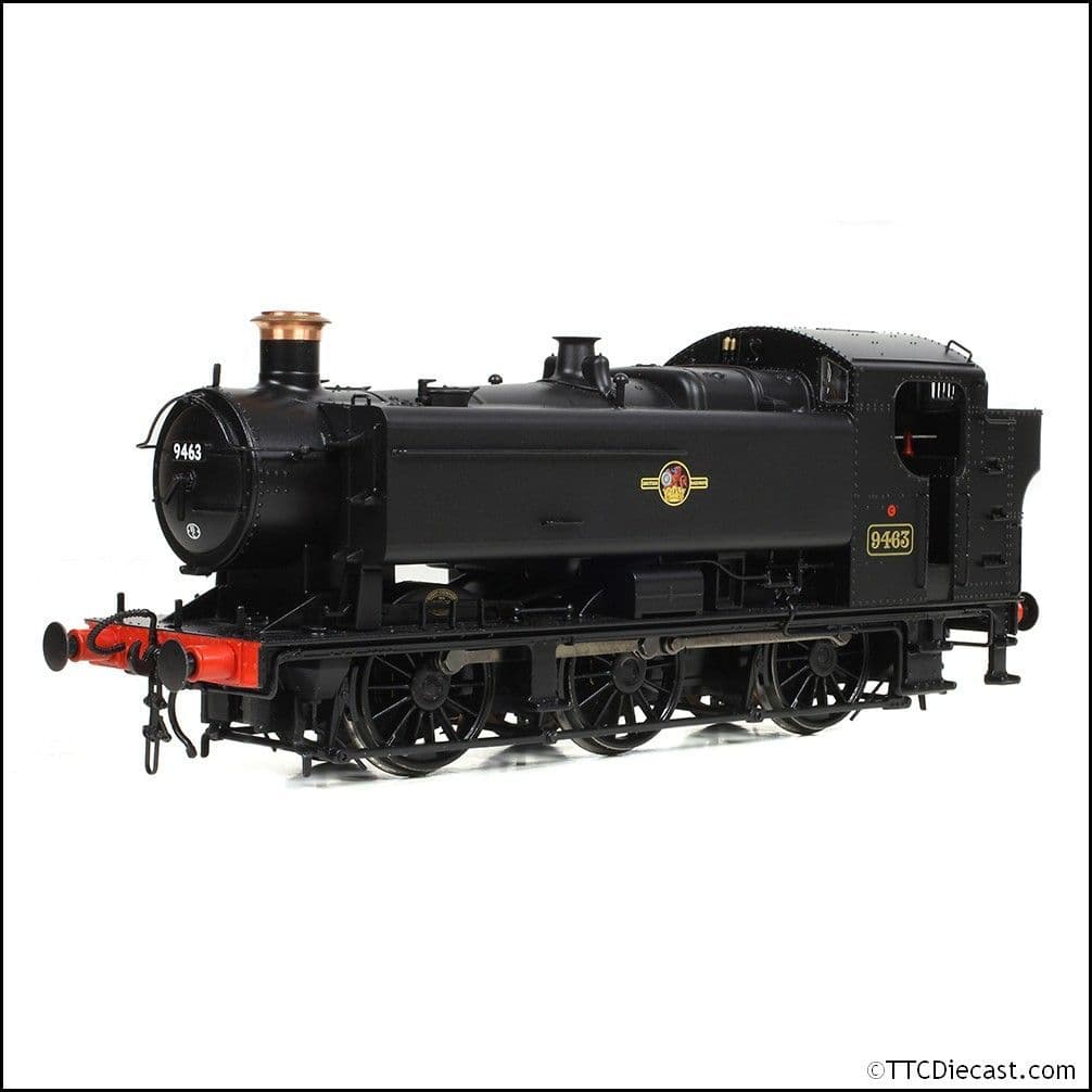 Bachmann 35-027A GWR 94XX Pannier Tank 9463 BR Black Late Crest - OO Gauge