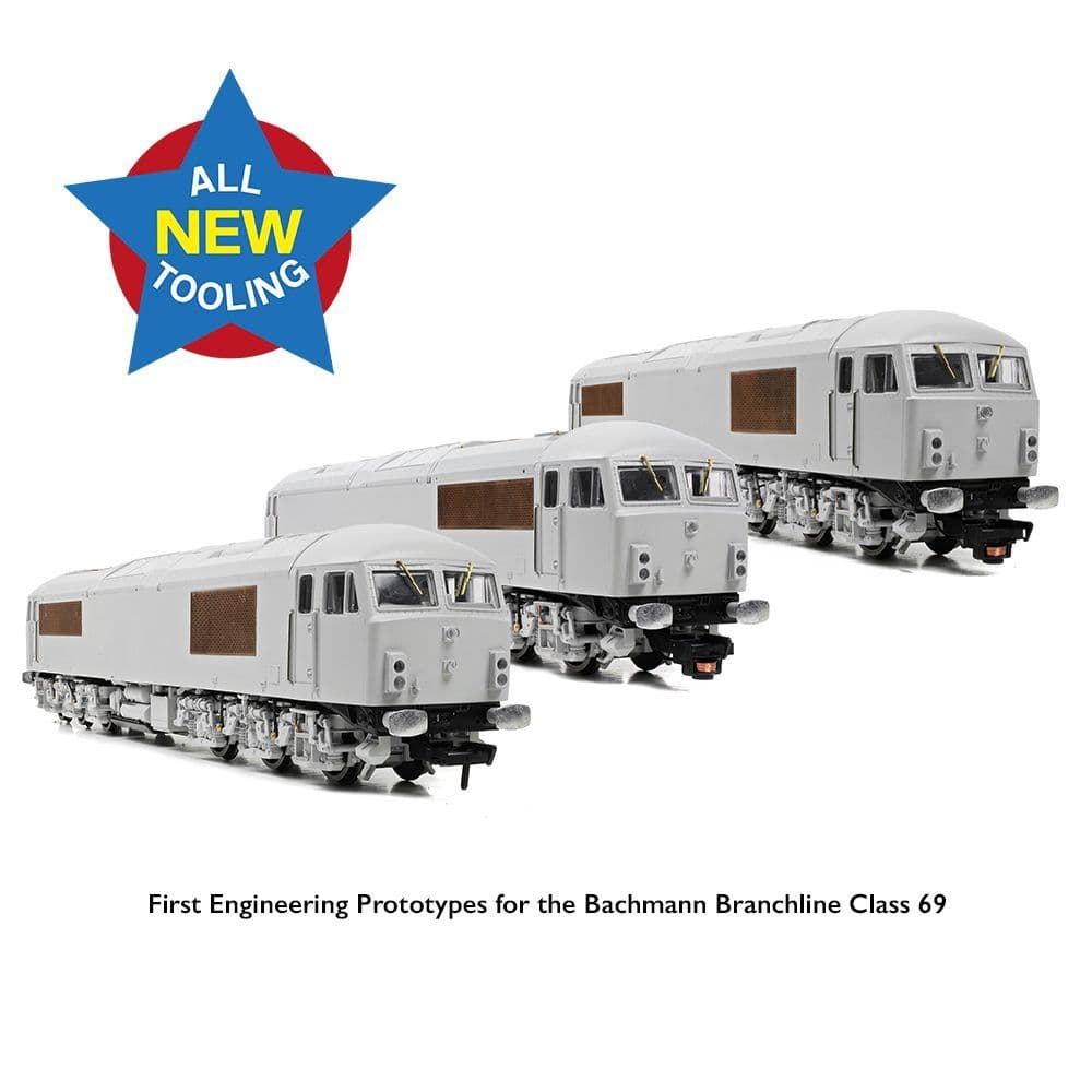 Bachmann 35-776 Class 69 69001 Mayflower GBRf UK & US Flags OO Gauge ...
