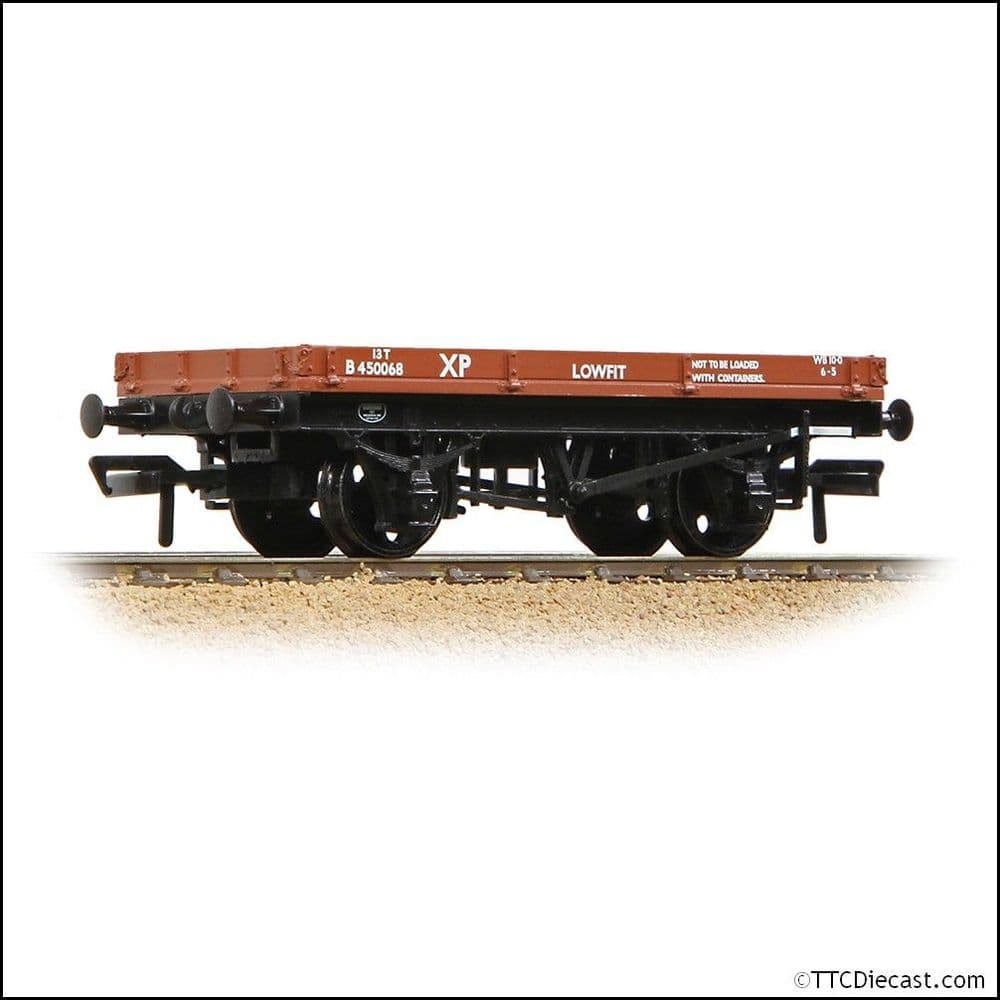 Bachmann 37-477D 1 Plank Lowfit Wagon BR Bauxite Early - OO Gauge - PRE ...