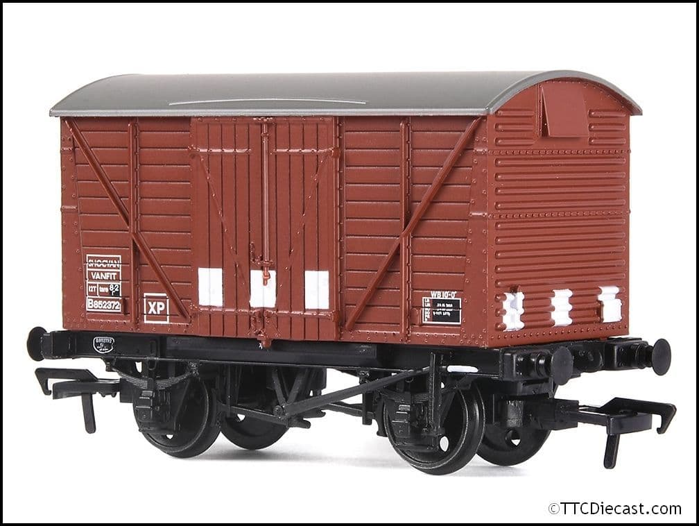 Bachmann 37-905 BR 12T Shock Van BR Bauxite Late OO Gauge - LAST FEW