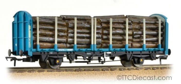 Bachmann 38-302A BR OTA Timber Wagon Kronospan Blue Wthrd Incl Load ...