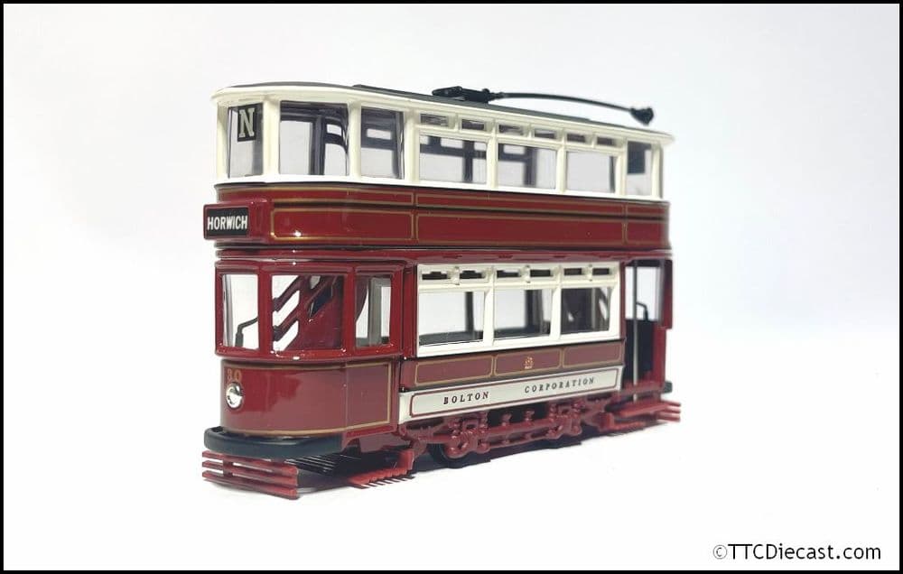 CORGI CC25204 Double Deck Tram Bolton 1/72 Scale - PRE OWNED