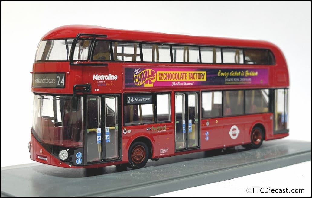 Corgi OM46609B New Bus for London Metroline Charlie & The Chocolate ...