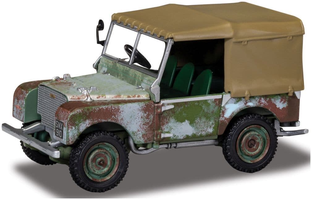 Corgi Vanguard VA11119 Land Rover Series 1 80 Light Green Weathered 1/ ...