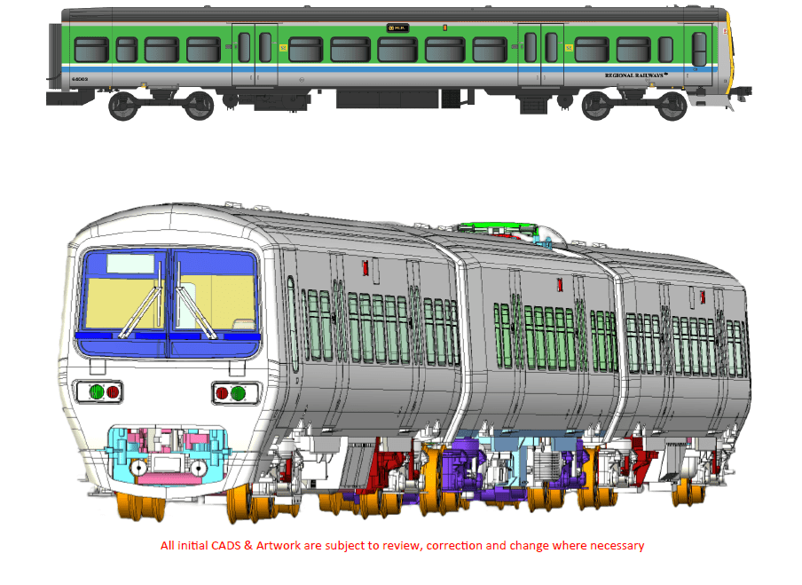 Dapol 4D-323-001S Class 323 323203 Regional Railways Centro DCC Sound ...