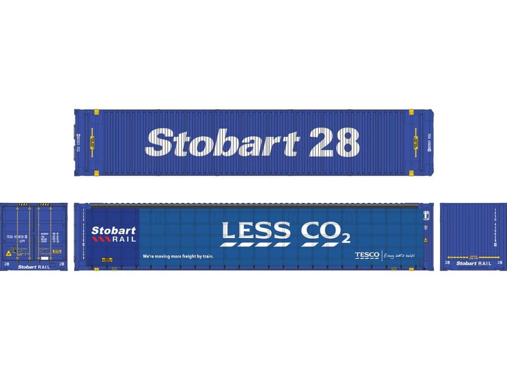 Dapol 7F-028-801 45ft Curtain Side Container Less CO2 TESU 450028 0 ...