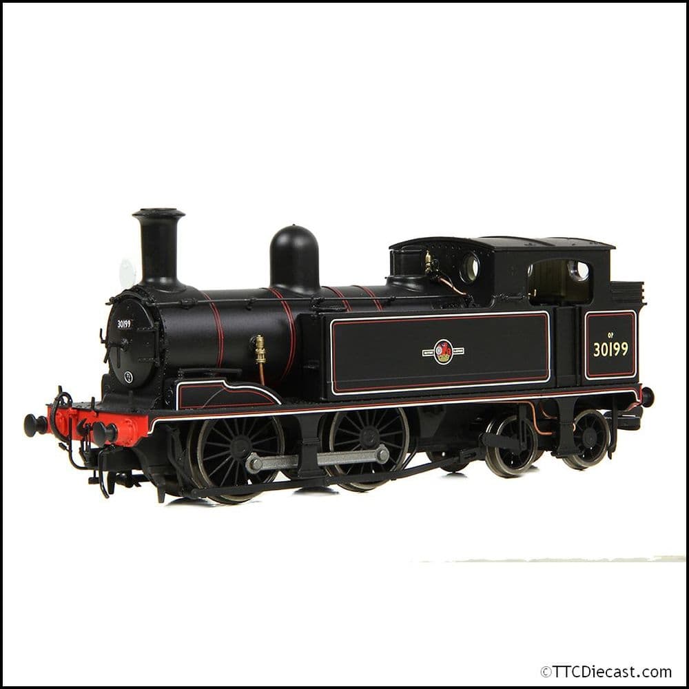 EFE Rail E85018 LSWR Adams O2 30199 BR Lined Black Late Crest - OO Gauge
