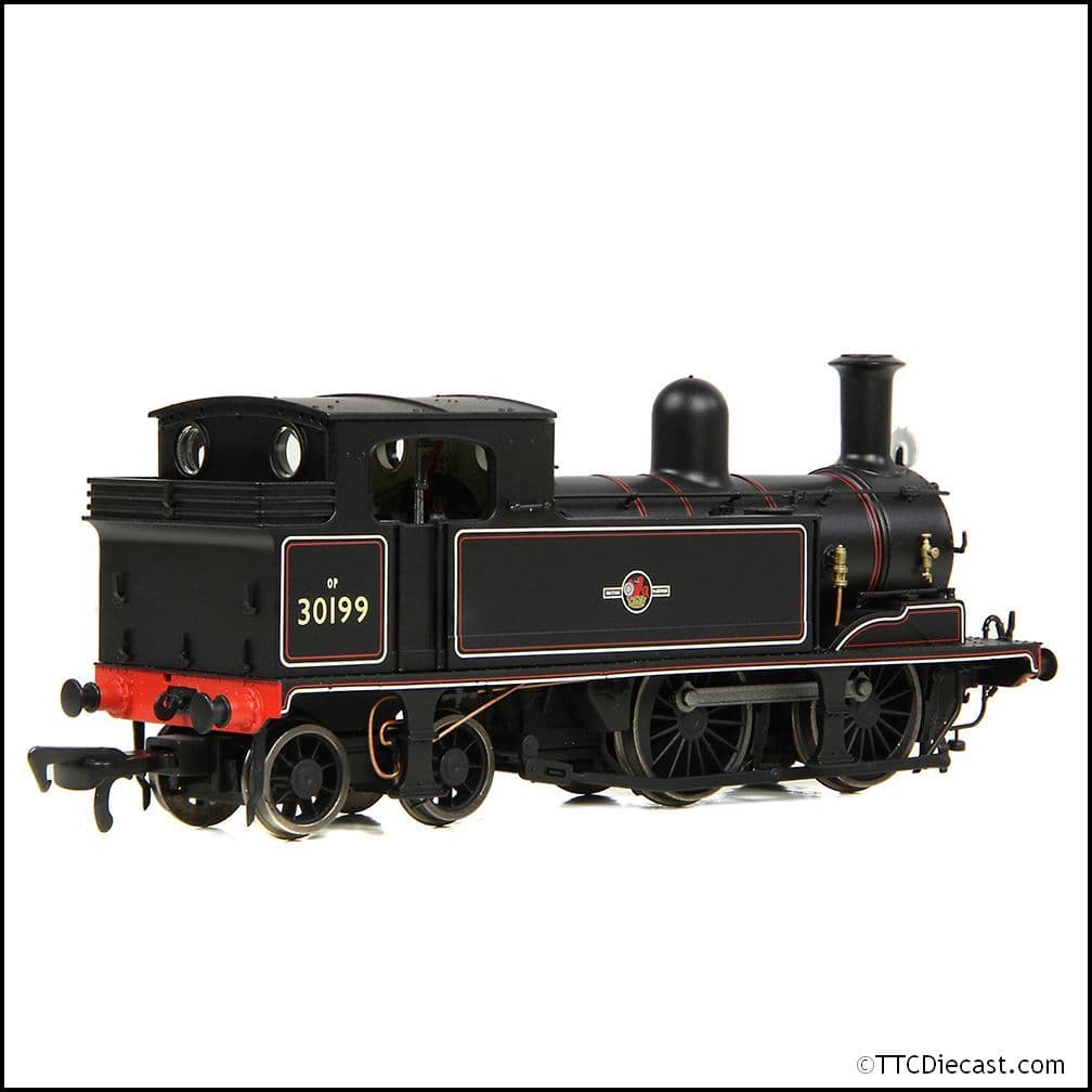 EFE Rail E85018 LSWR Adams O2 30199 BR Lined Black Late Crest - OO Gauge