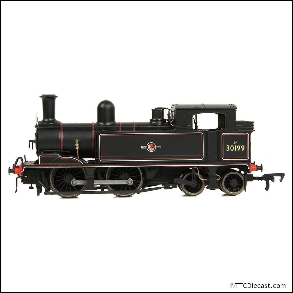 EFE Rail E85018 LSWR Adams O2 30199 BR Lined Black Late Crest - OO Gauge