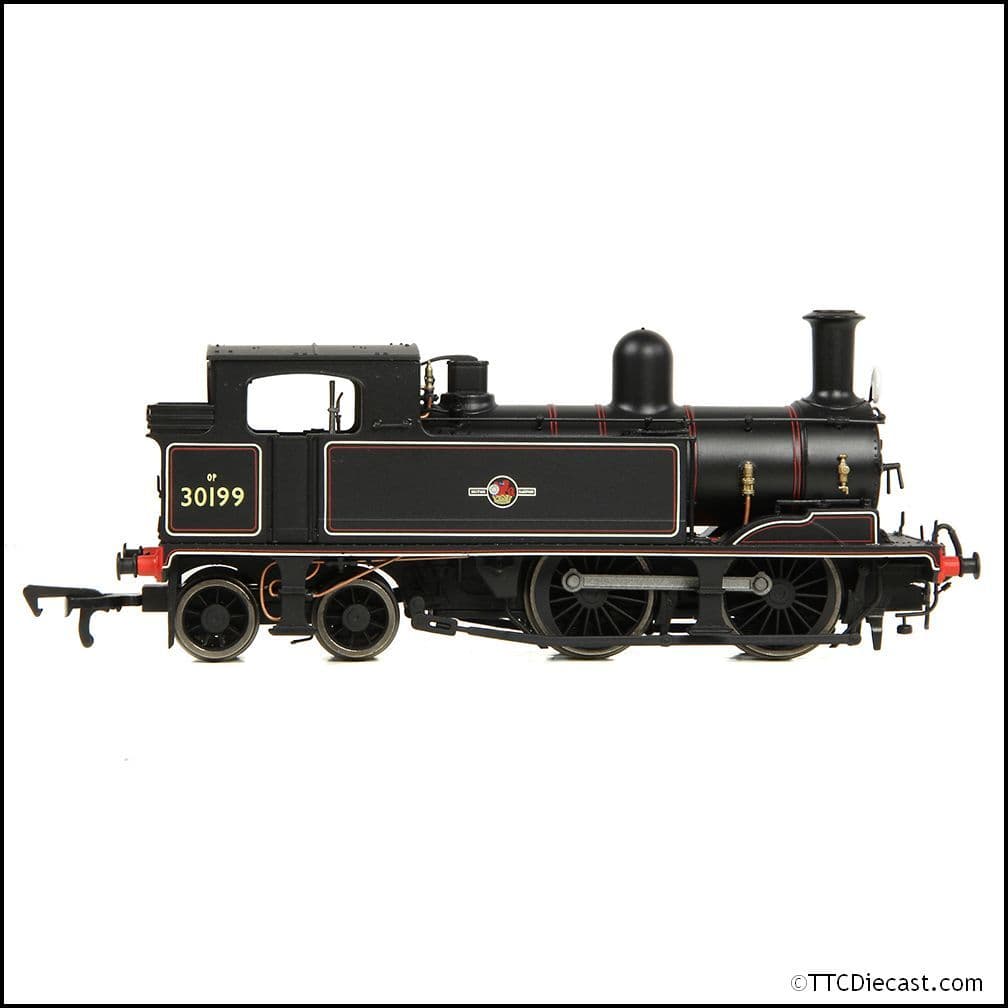 EFE Rail E85018 LSWR Adams O2 30199 BR Lined Black Late Crest - OO Gauge