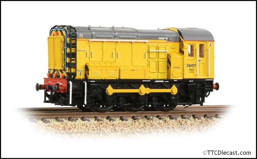 Farish 371-011 Class 08 08417 Network Rail Yellow N Gauge LAST FEW