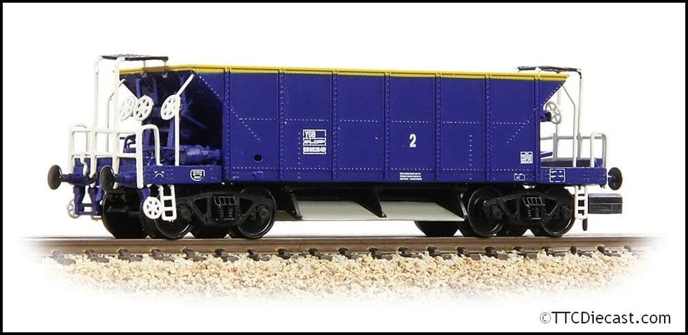 Farish 377-005 BR YGB Bogie Hopper Wagon Mainline Blue - N Gauge