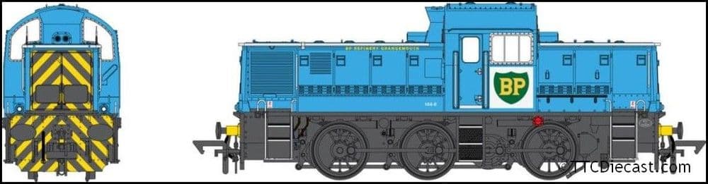 Heljan 1417 Class 14 D9524 BP Light Green OO Gauge