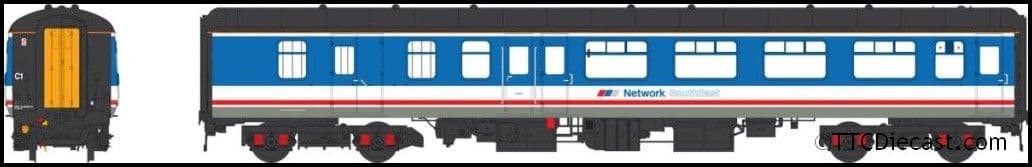 Heljan 2411 British Rail Mk2 - BSO Network SouthEast light blue O Gauge