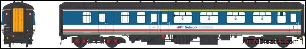 Heljan 2422 British Rail Mk2 - BFK Network SouthEast dark blue O Gauge