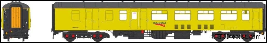 Heljan 2425 British Rail Mk2 - BFK Network Rail yellow O Gauge