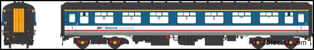 Heljan 2432 British Rail Mk2 - FK Network SouthEast dark blue O Gauge