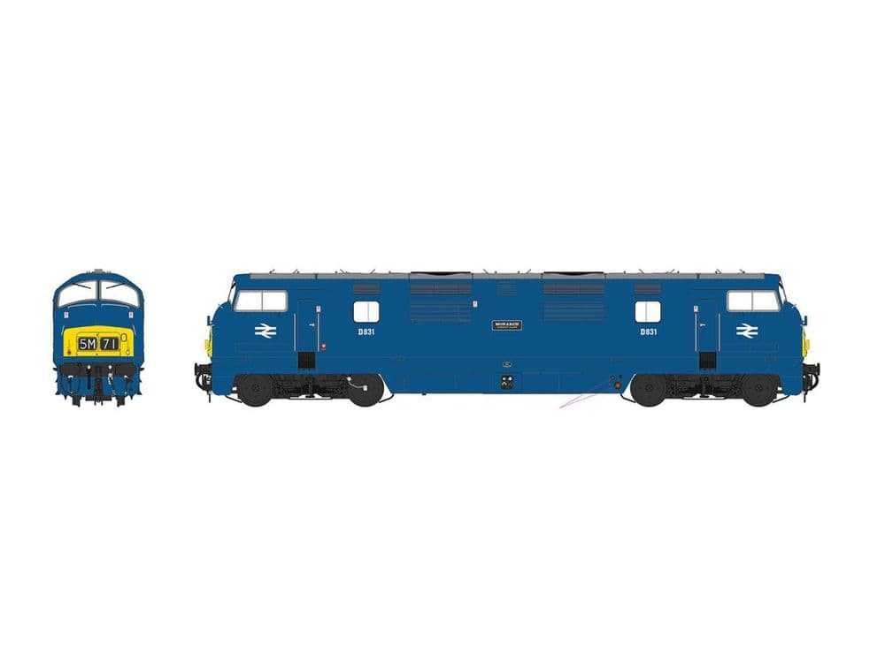 Heljan 42423 Class 42 D831 Monarch BR Blue SYP DCC-Sound OO Gauge PRE ...